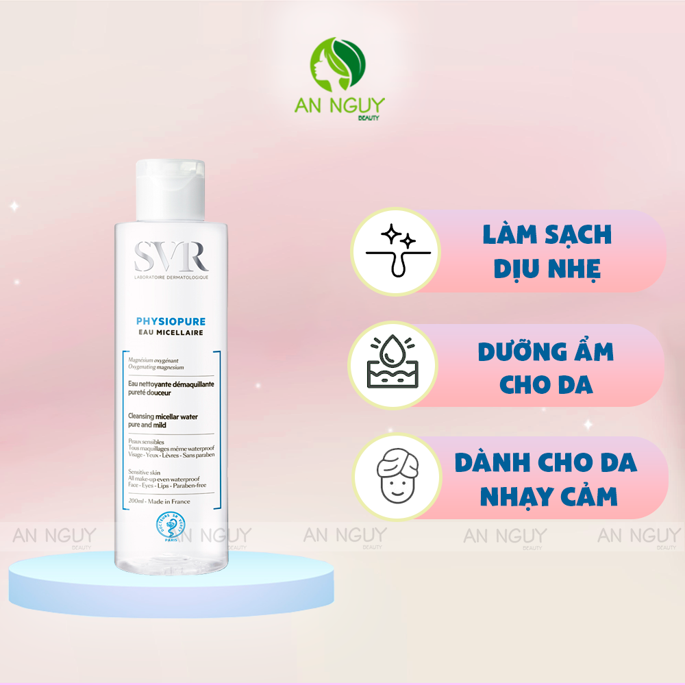 Nước Tẩy Trang SVR Physiopure Cleansing Micellar Water Pure And Mild ...