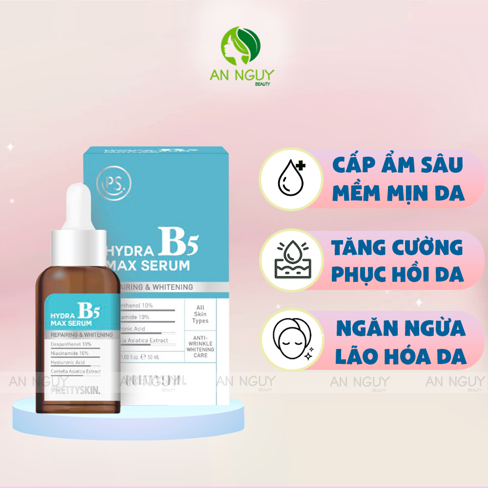 Tinh Chất PrettySkin Hydra B5 Max Serum Phục Hồi Và Dưỡng Trắng Da ...
