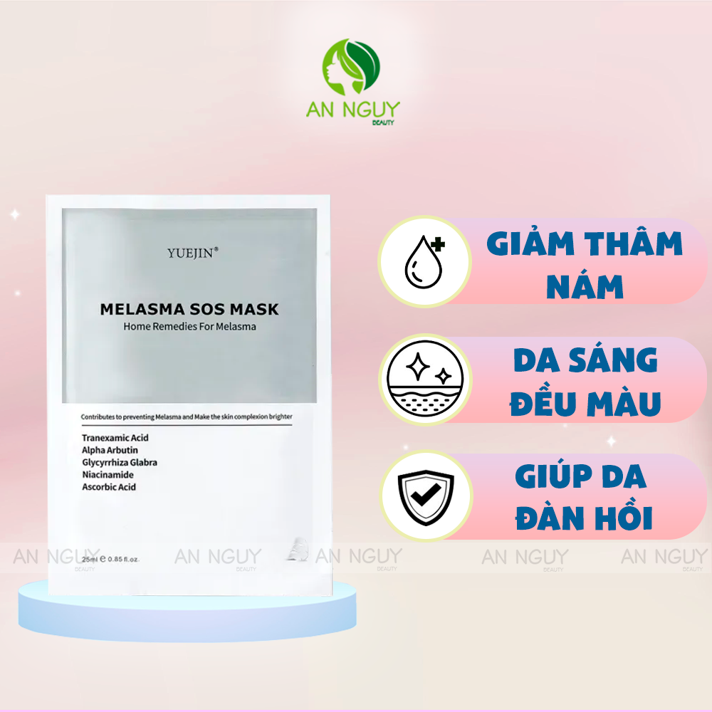 Mặt Nạ Yuejin Melasma Sos Mask Dưỡng Trắng, Mờ Thâm Nám 25mlMặt Nạ ...