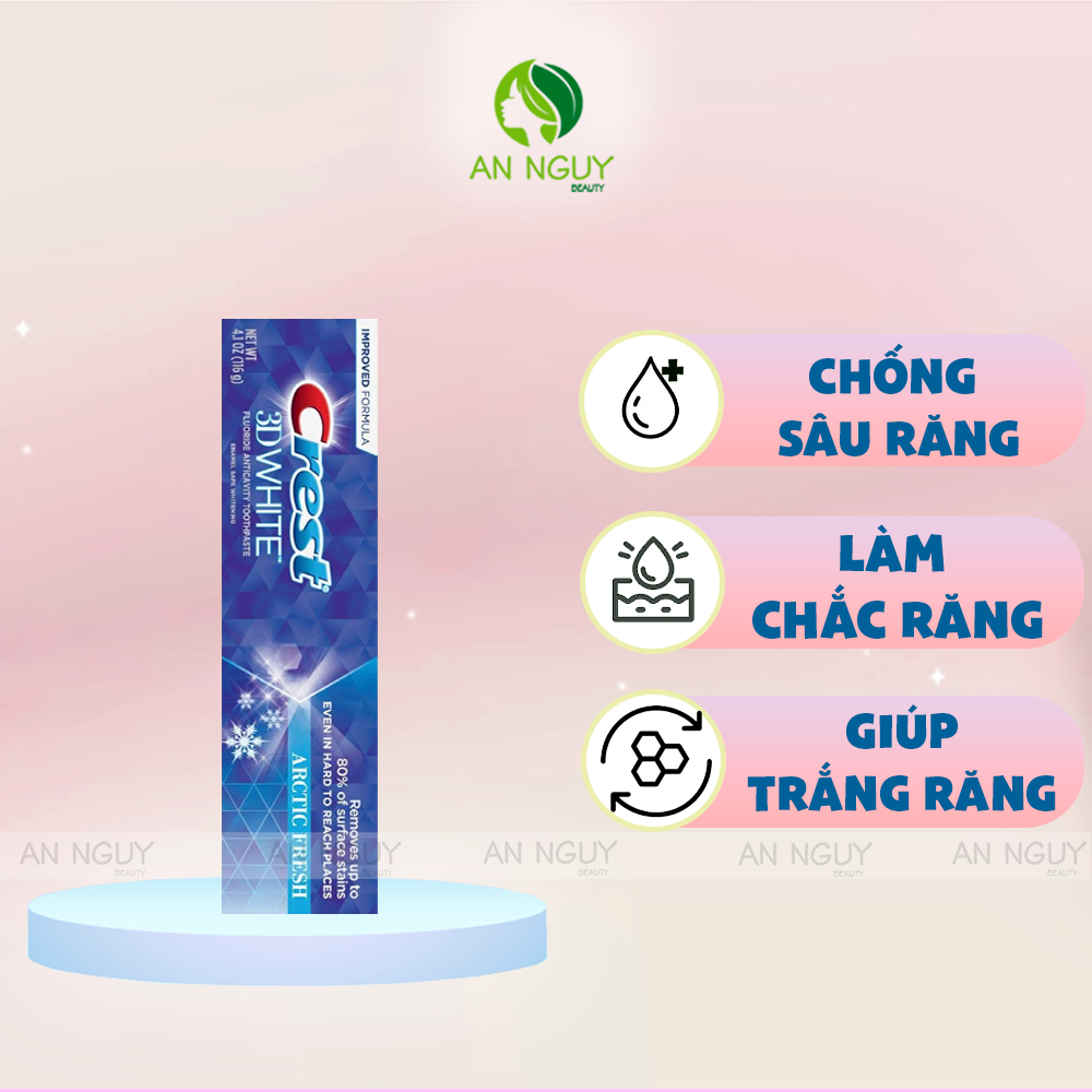 Kem Đánh Răng Crest 3D White Arctic Fresh 116grKem Đánh Răng Crest 3D ...