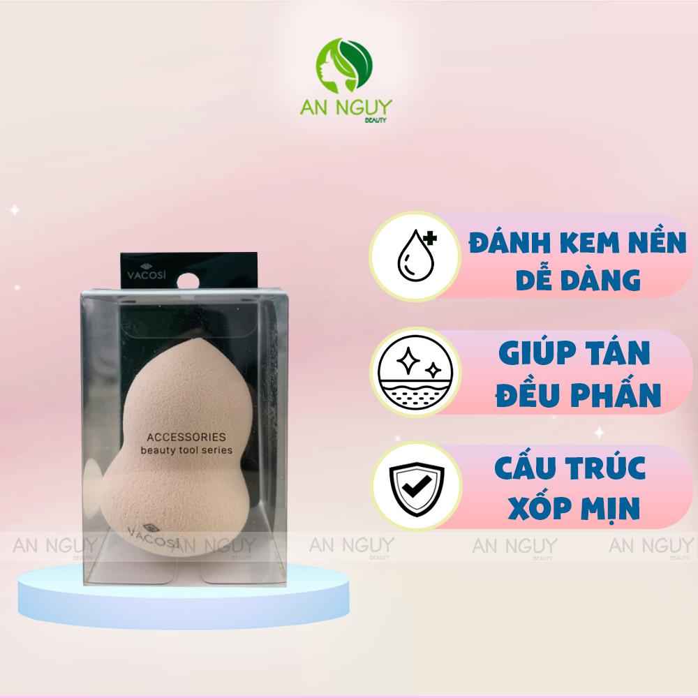 Mút Hồ Lô Vacosi BP06 Pear Blender Dùng Tán Kem NềnMút Hồ Lô Vacosi BP06 Pear Blender – annguy ...