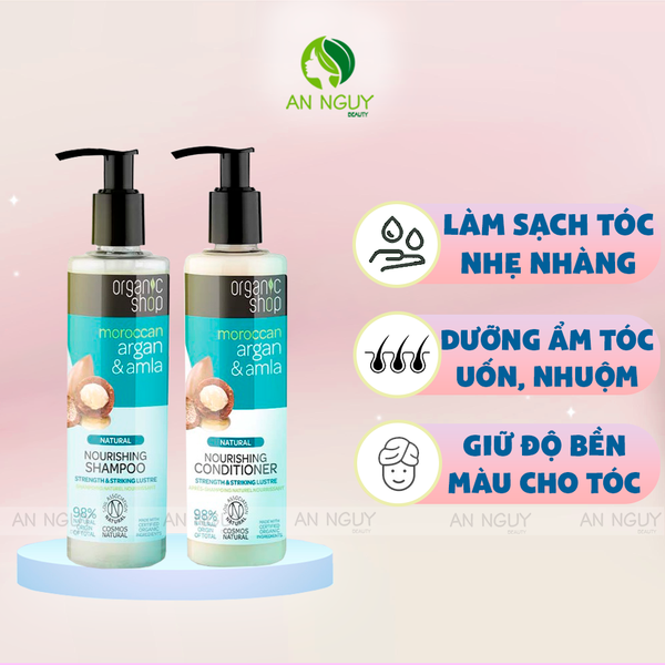 Bộ Gội & Xả Organic Shop 280ml x 2Bộ Gội & Xả Organic Shop 280ml*2 – annguy.beauty