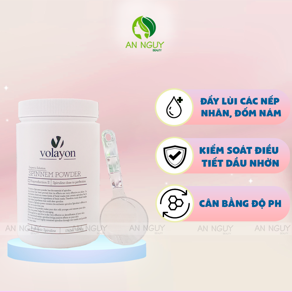 Mặt Nạ Dạng Bột Volayon Spinem Powder Chiết Xuất Tảo Xoắn Thanh Lọc Da ...
