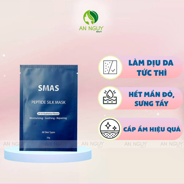 Mặt Nạ Dưỡng Và Phục Hồi Da SMAS Peptide Silk Mask 25gMặt Nạ Dưỡng Và ...