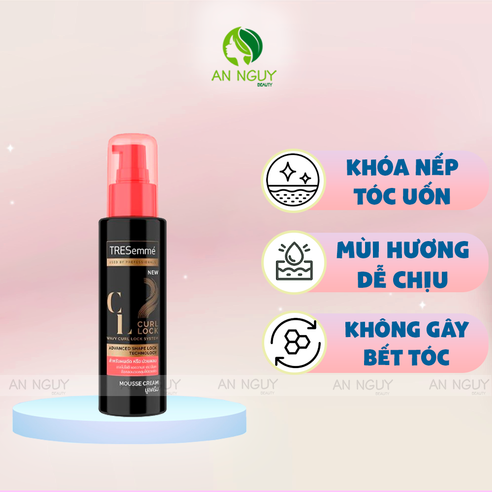 Kem Mousse TREsemme Wavy Curl Lock Mousse Cream Tạo Kiểu Tóc, Giúp Khoá ...