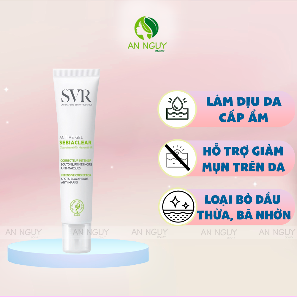 Gel Dưỡng SVR Sebiaclear Active Giúp Giảm Mụn & Dầu Nhờn 40mlGel Dưỡng ...
