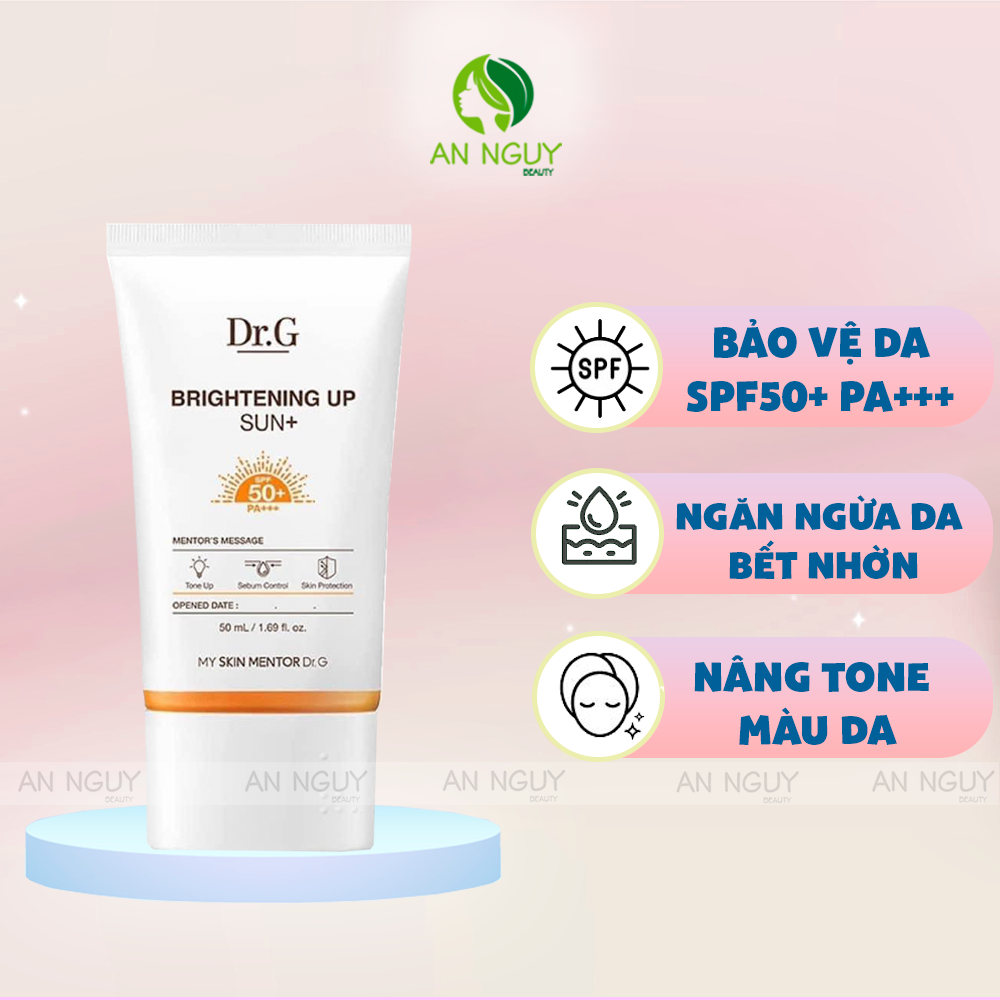 Kem Chống Nắng Dr.G Brightening Up Sun+ SPF50+ PA+++ Nâng Tông DaKem Chống Nắng Dr.G Brightening ...
