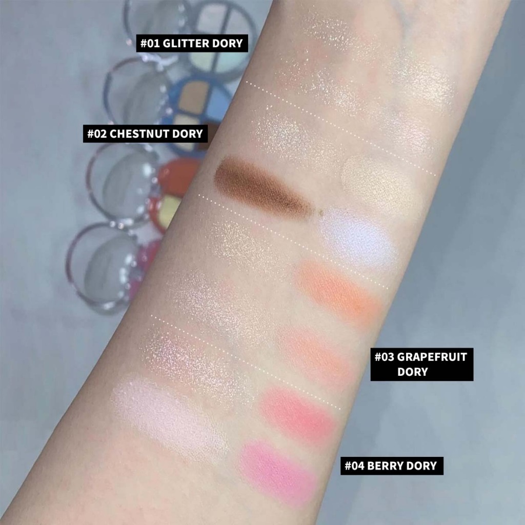 Phấn Mắt 4 Ô Colorgram Tintin Dory Eye PalettePhấn Mắt Colorgram Tintin ...