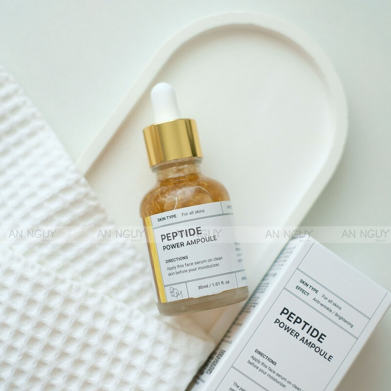 Tinh Chất Vàng 24k BOM Peptide Power Ampoule Làm Sáng Và Săn Chắc Da ...