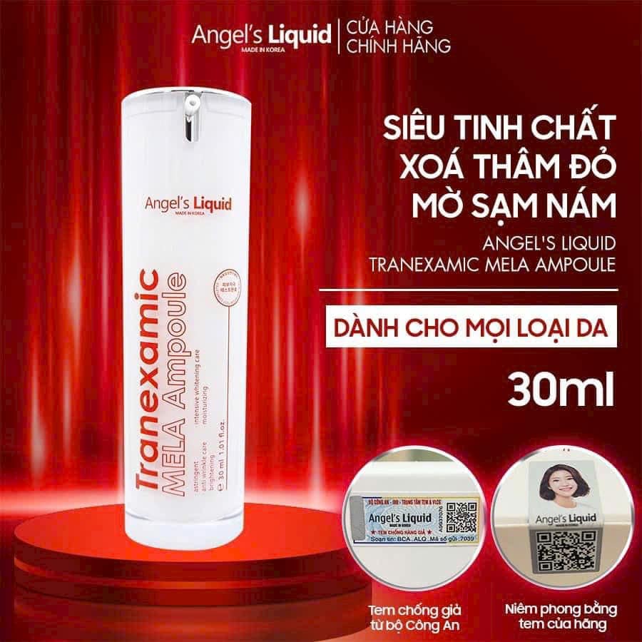 Tinh Chất Angel's Liquid Tranexamic Mela Ampoule Mờ Thâm Nám Chuyên Sâu 30mlTinh Chất Angel's ...