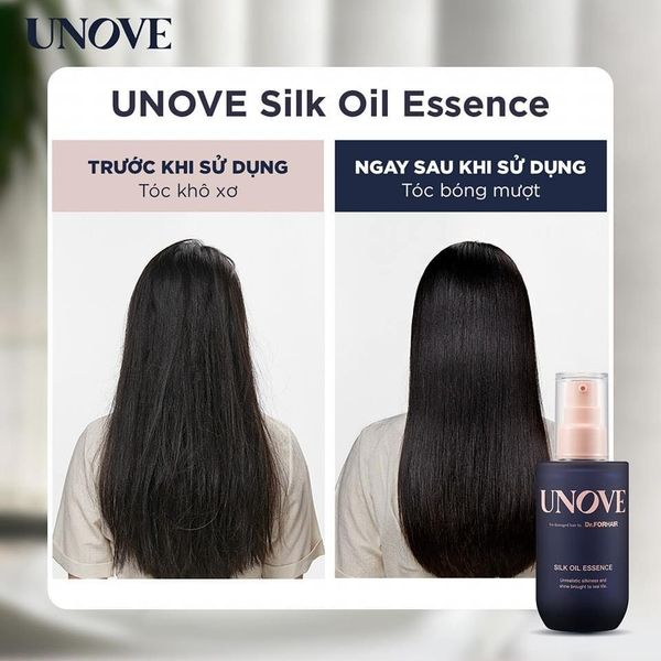 Tinh Dầu Dưỡng Tóc Unove Silk Oil Essence Chăm Sóc Tóc Hư Tổn 70mlTinh Dầu Dưỡng Tóc Unove Silk ...