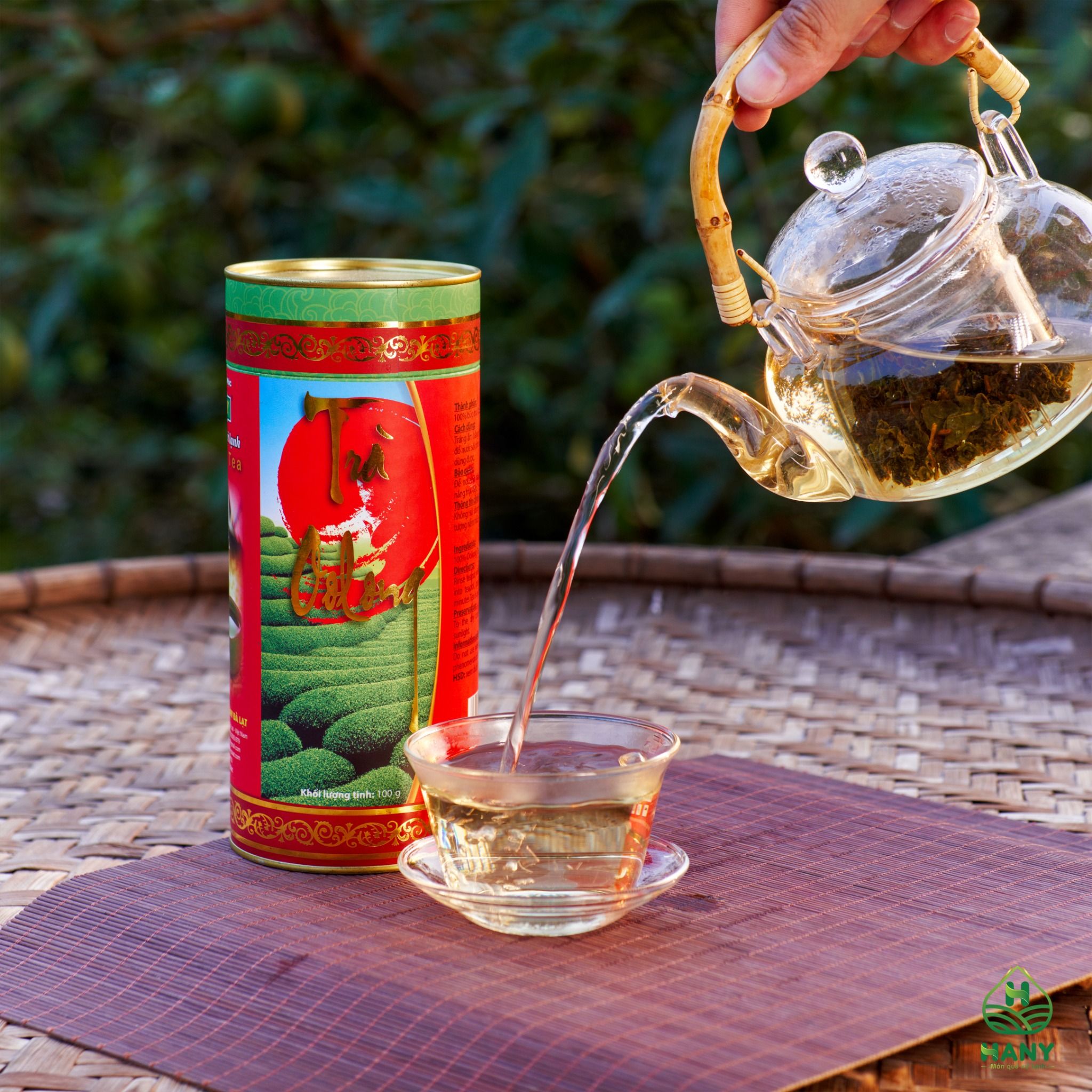 Trà Oolong lon 100g – Đặc Sản HANY ĐÀ LẠT