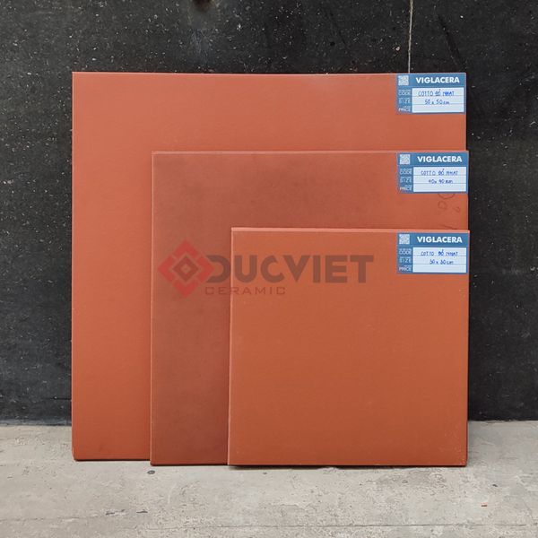 Gạch Viglacera Cotto đỏ nhạt Hạ Long – Đức Việt Ceramic