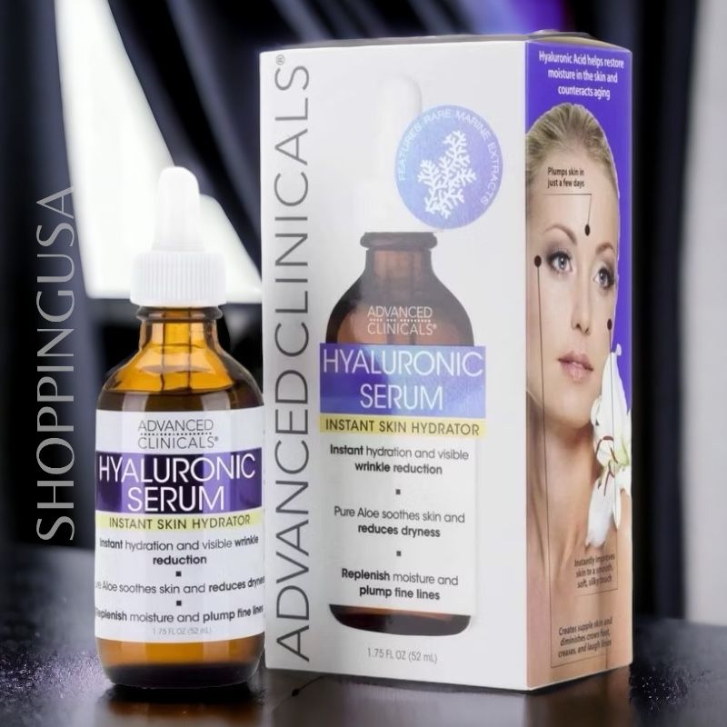 SERUM CẤP ẨM HYALURONIC ADVANCED CLINICALS 52ml – ShoppingUSA
