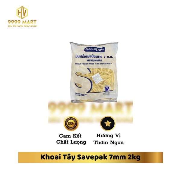 Khoai Tây Savepack 7mm 2kg – Siêu Thị Hàng Nhập Khẩu 9999