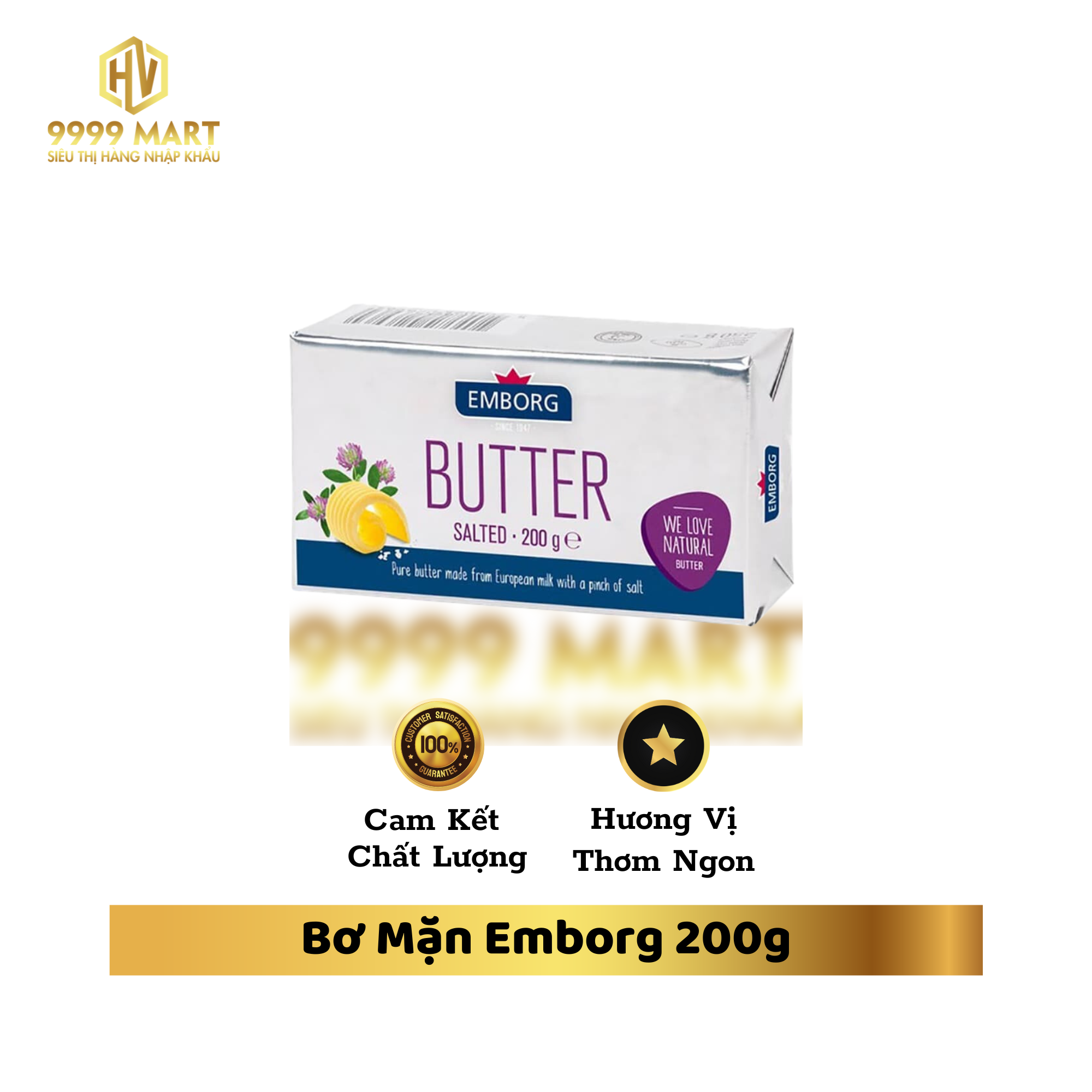 Bơ Mặn Emborg 200g – Siêu Thị Hàng Nhập Khẩu 9999