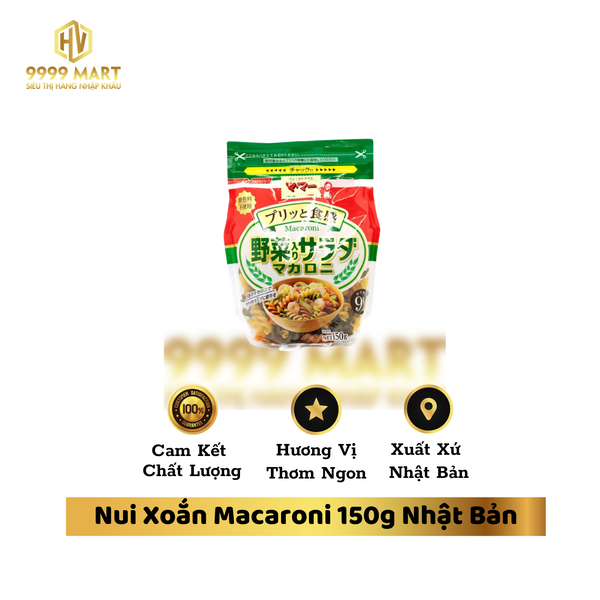 Nui Xoắn Macaroni 150g Nhật Bản – Siêu Thị Hàng Nhập Khẩu 9999