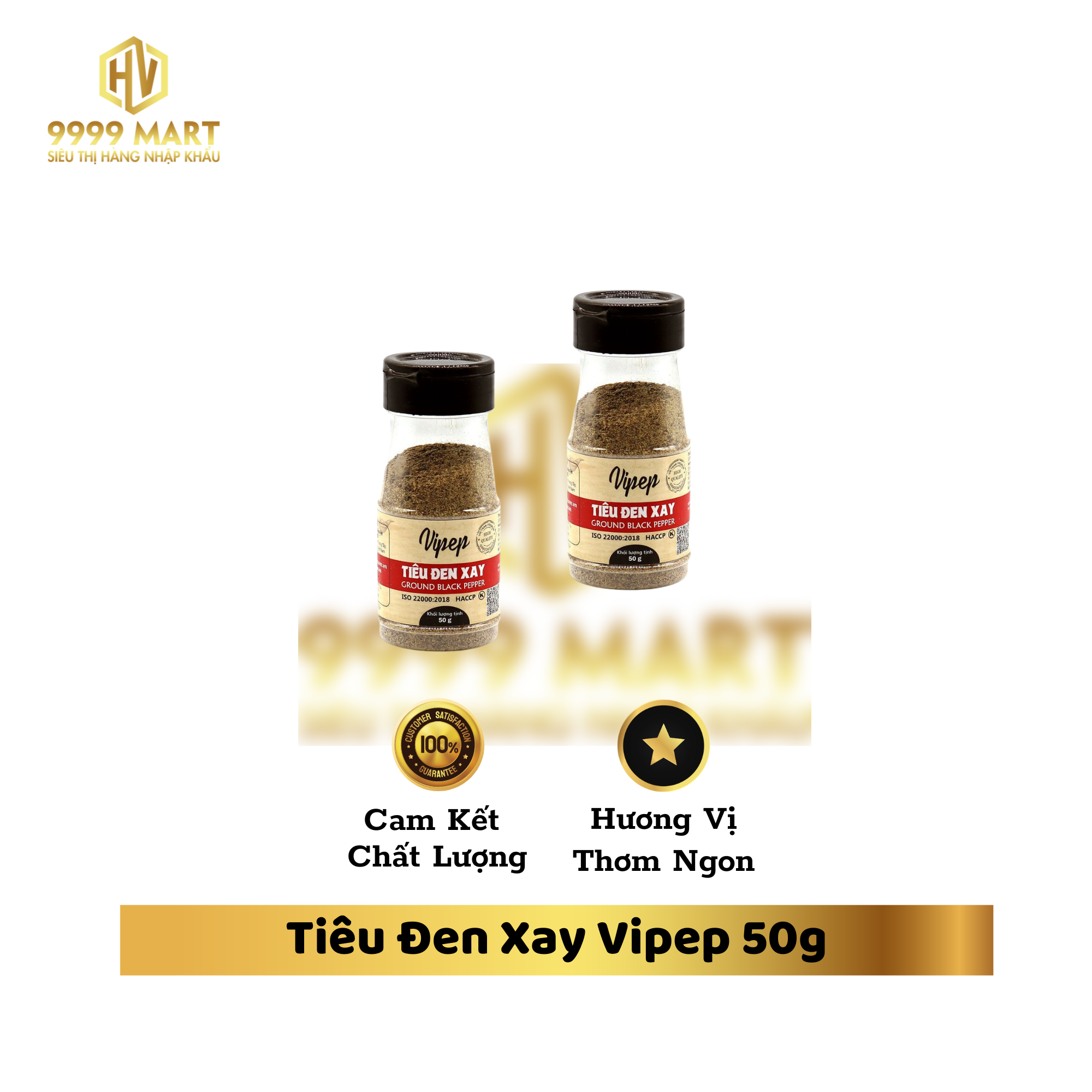 Tiêu Đen Xay Vipep 50g – Siêu Thị Hàng Nhập Khẩu 9999