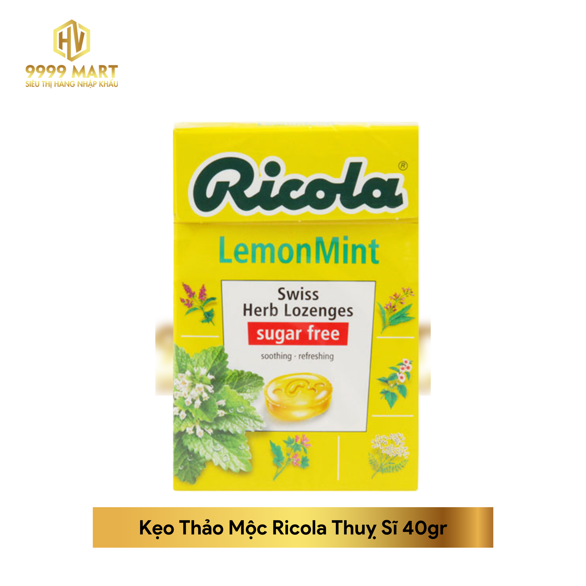 Kẹo Thảo Mộc Ricola Thuỵ Sĩ 40gr – Siêu Thị Hàng Nhập Khẩu 9999