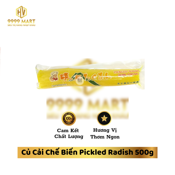 Củ Cải Chế Biến Pickled Radish 500g – Siêu Thị Hàng Nhập Khẩu 9999