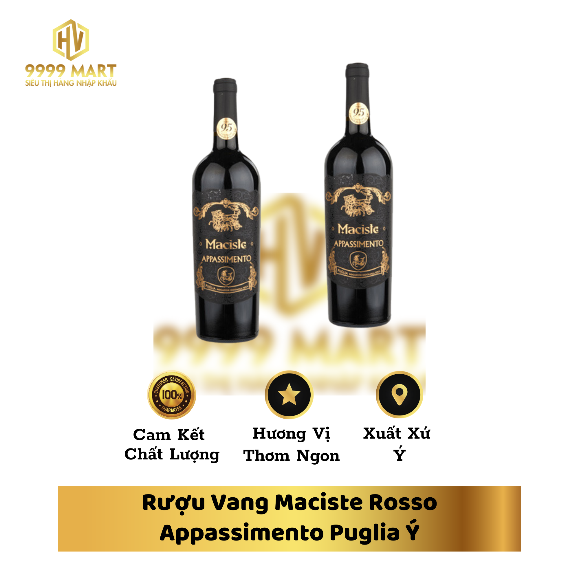 Rượu Vang Maciste Rosso Appassimento Puglia Ý – Siêu Thị Hàng Nhập Khẩu ...