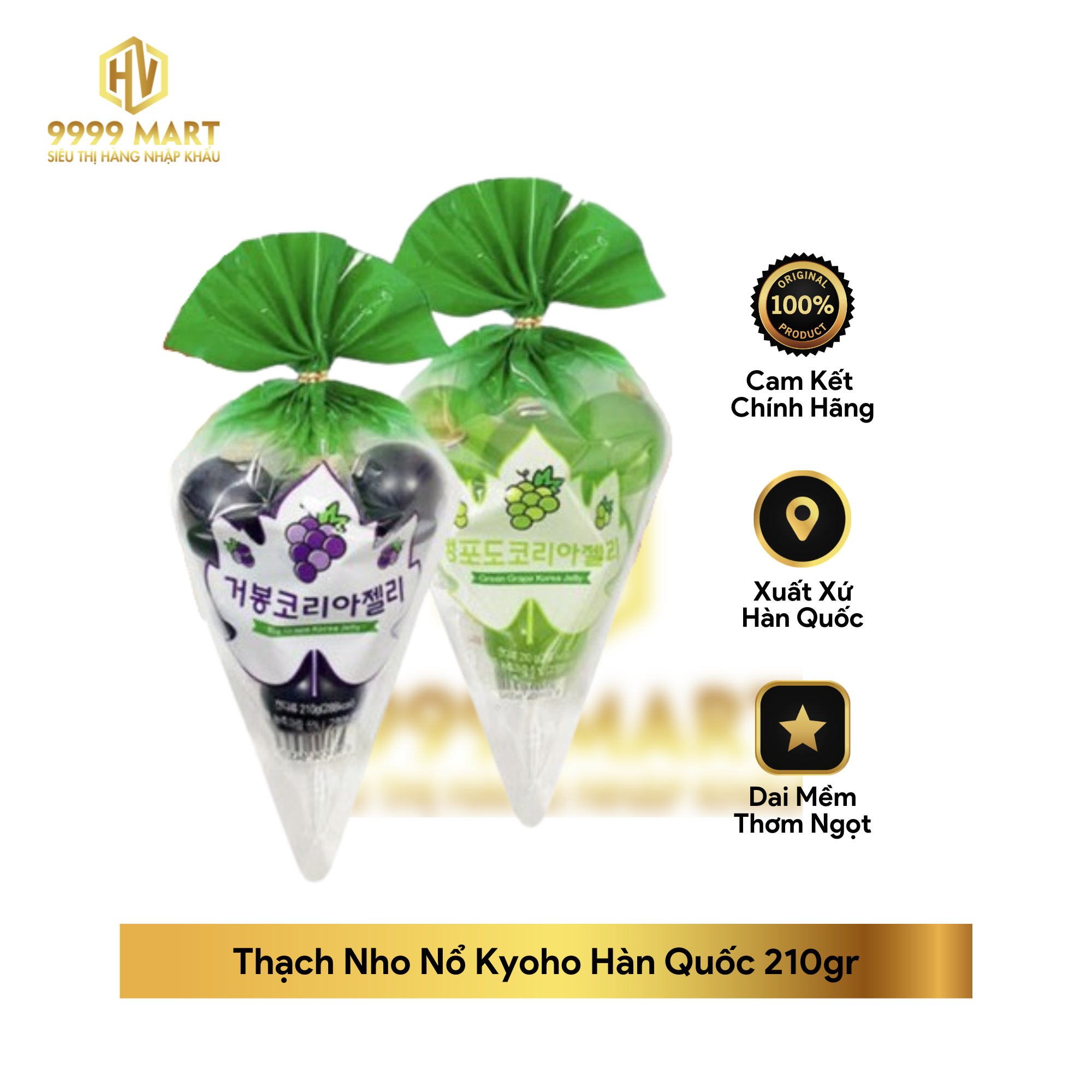 Thạch Nho Nổ Kyoho Hàn Quốc 210gr – Siêu Thị Hàng Nhập Khẩu 9999