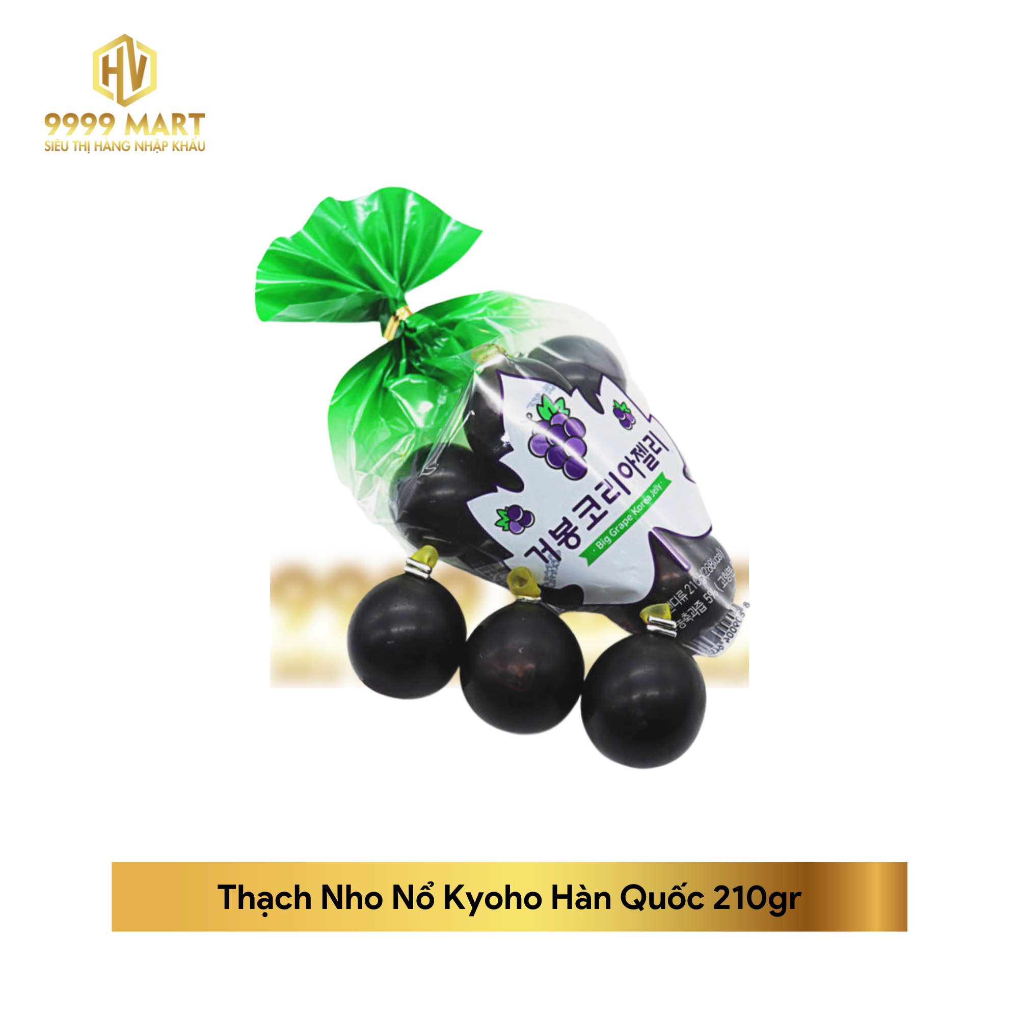 Thạch Nho Nổ Kyoho Hàn Quốc 210gr – Siêu Thị Hàng Nhập Khẩu 9999