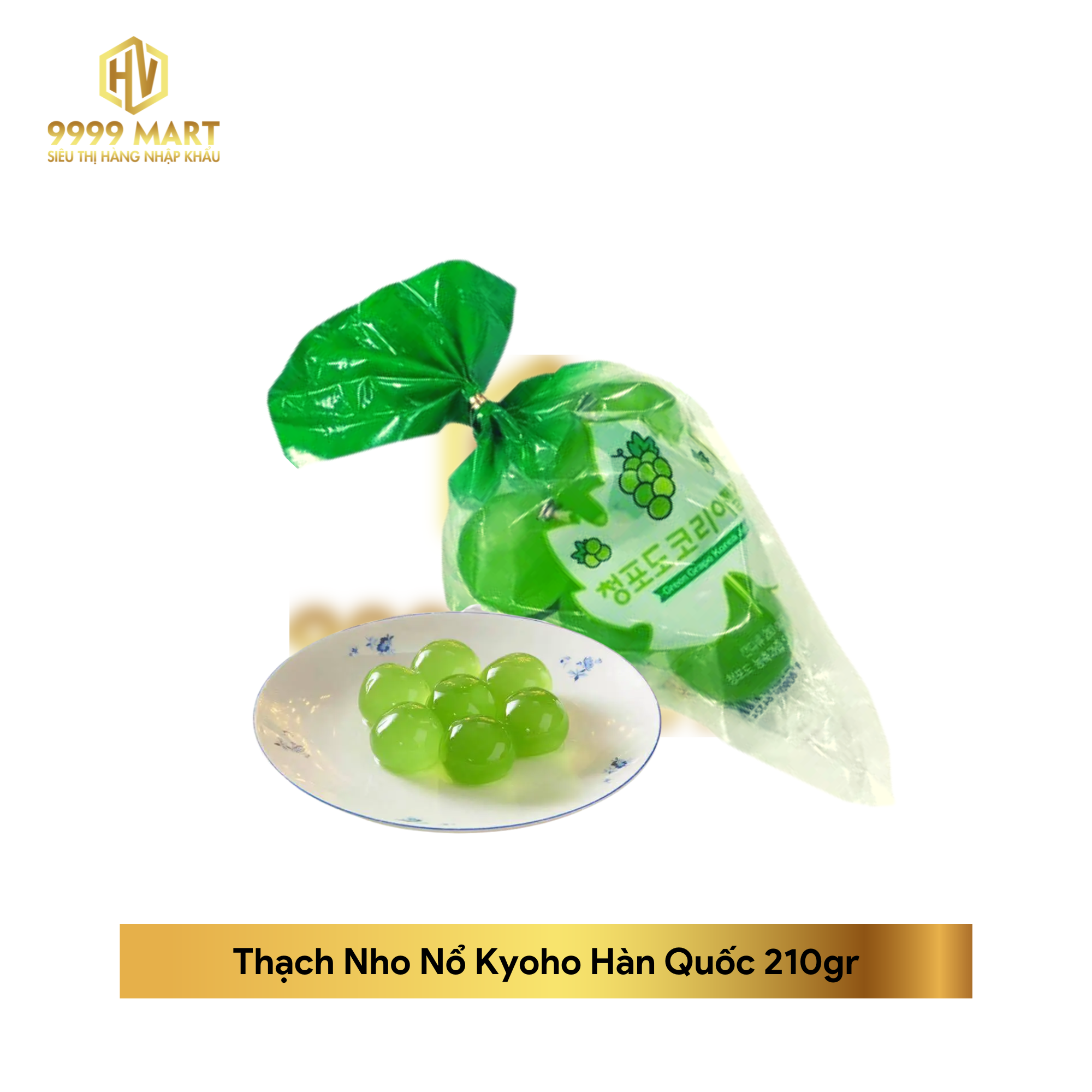 Thạch Nho Nổ Kyoho Hàn Quốc 210gr – Siêu Thị Hàng Nhập Khẩu 9999