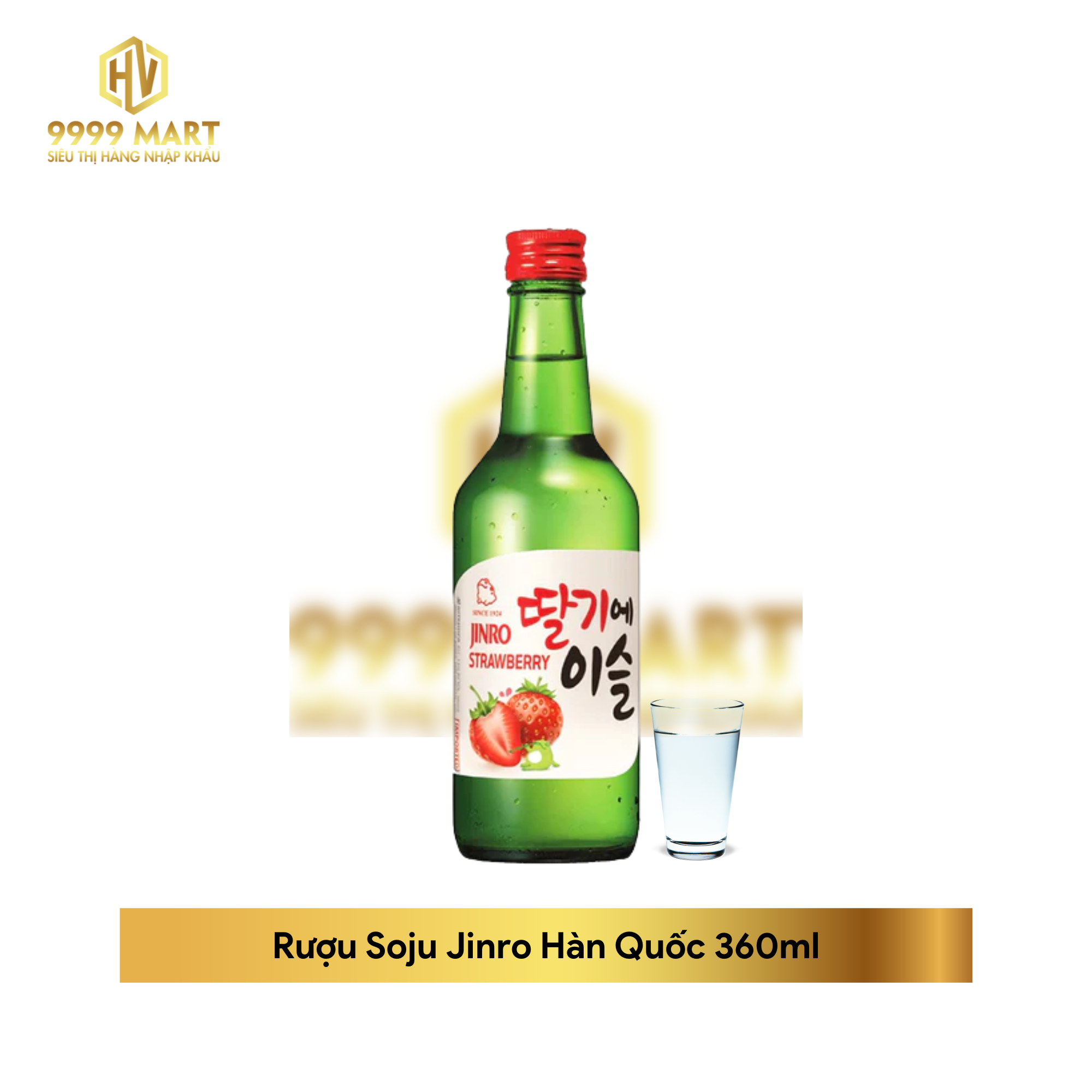 Rượu Soju Jinro Hàn Quốc 360ml – Siêu Thị Hàng Nhập Khẩu 9999