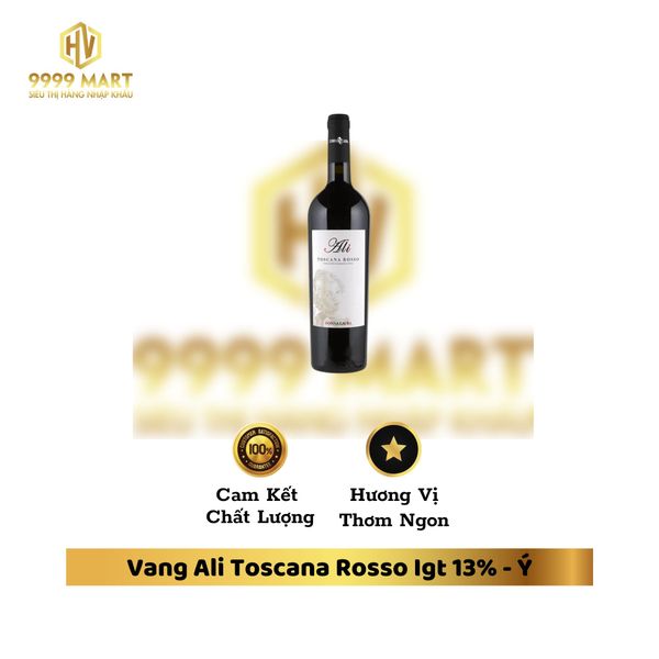 Vang Ali Toscana Rosso Igt 13% Ý – Siêu Thị Hàng Nhập Khẩu 9999