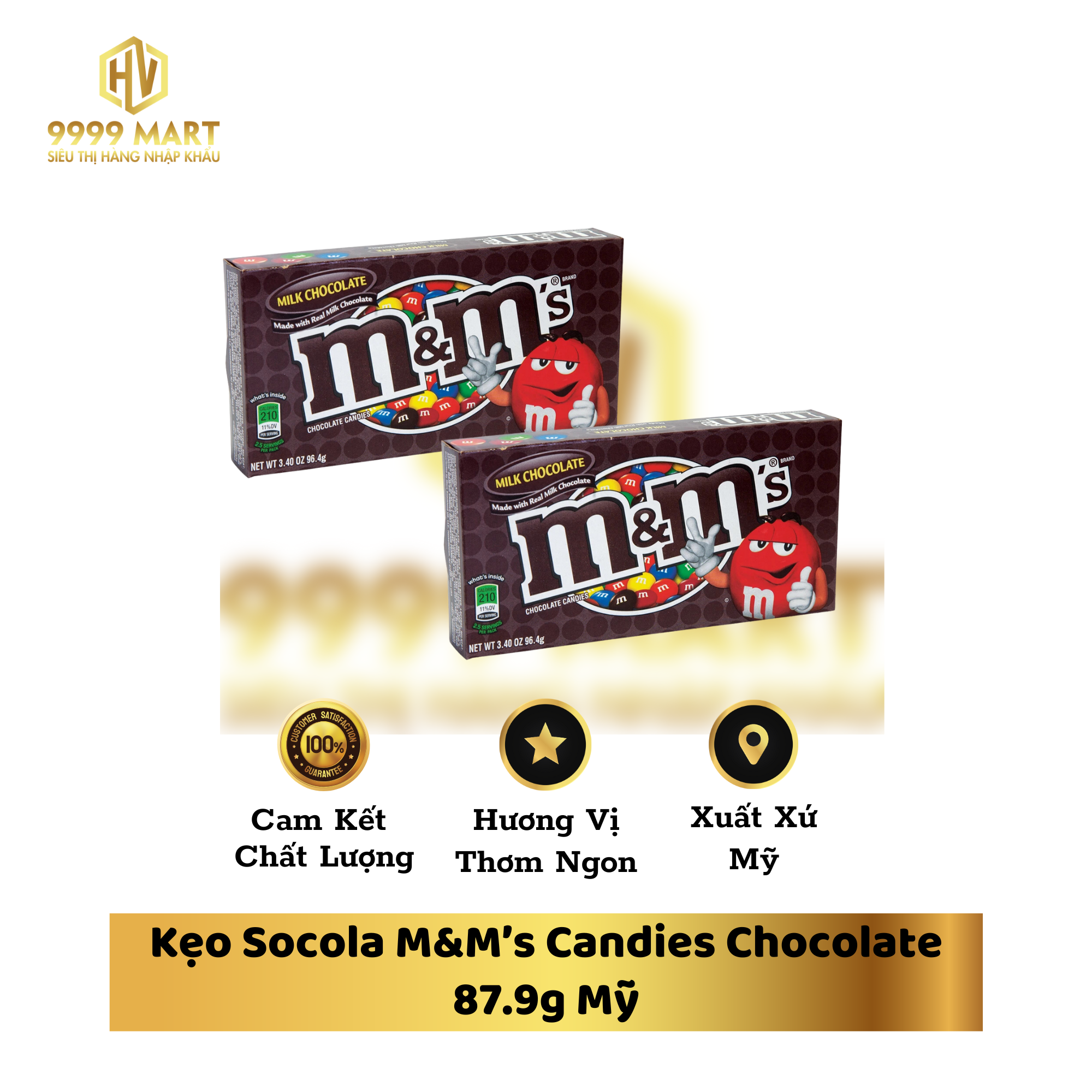 Kẹo Socola M&M’s Candies Peanut Chocolate 87.9g Mỹ – Siêu Thị Hàng Nhập ...