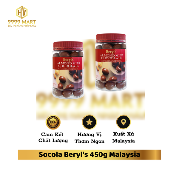 Socola Beryl's 450g Malaysia – Siêu Thị Hàng Nhập Khẩu 9999