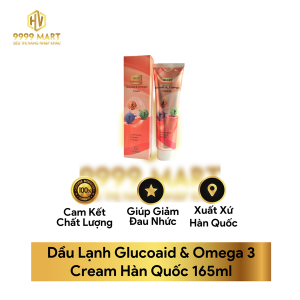 Dầu Lạnh Glucoaid & Omega 3 Cream Hàn Quốc 165ml – Siêu Thị Hàng Nhập ...