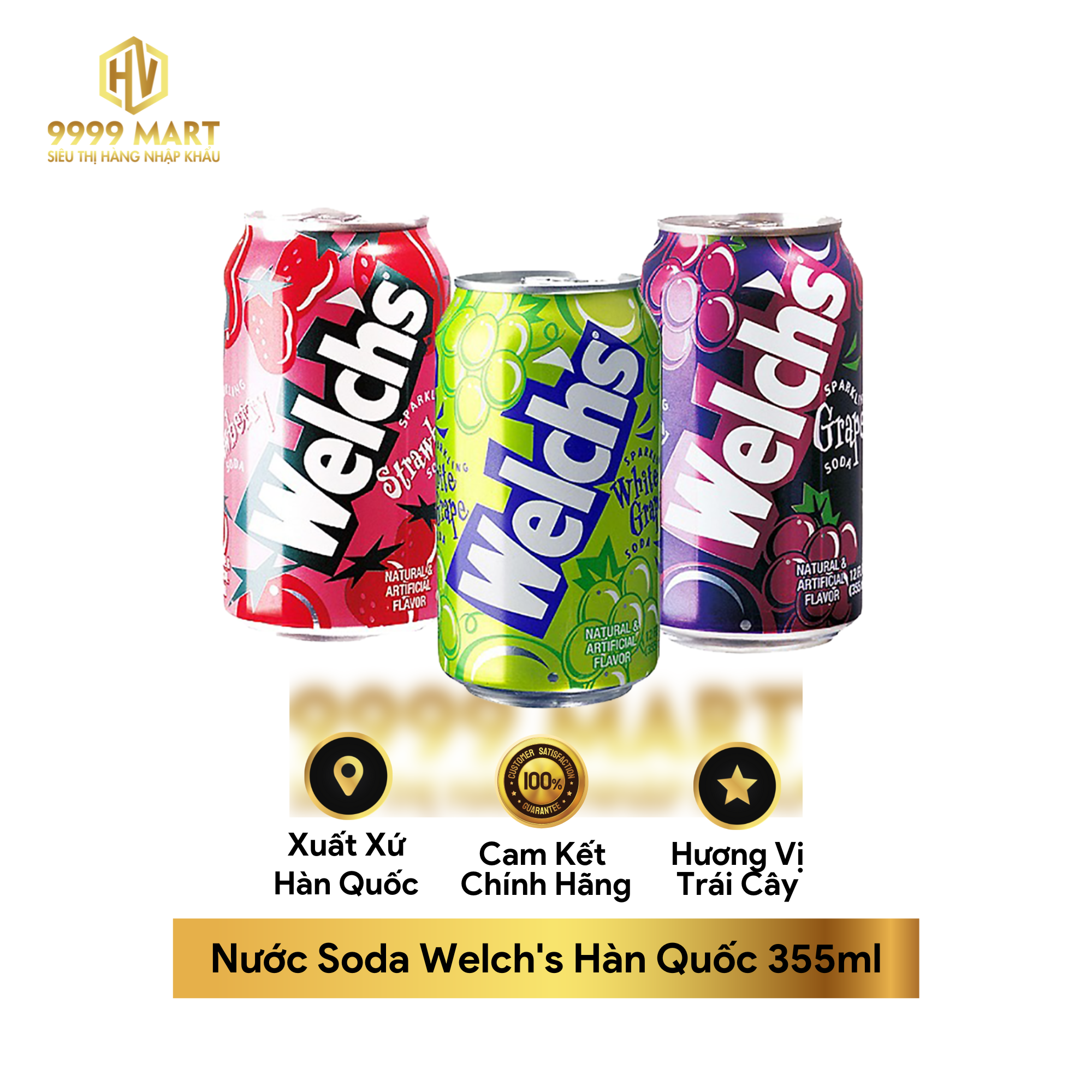 Nước Soda Welch's Hàn Quốc 355ml – Siêu Thị Hàng Nhập Khẩu 9999