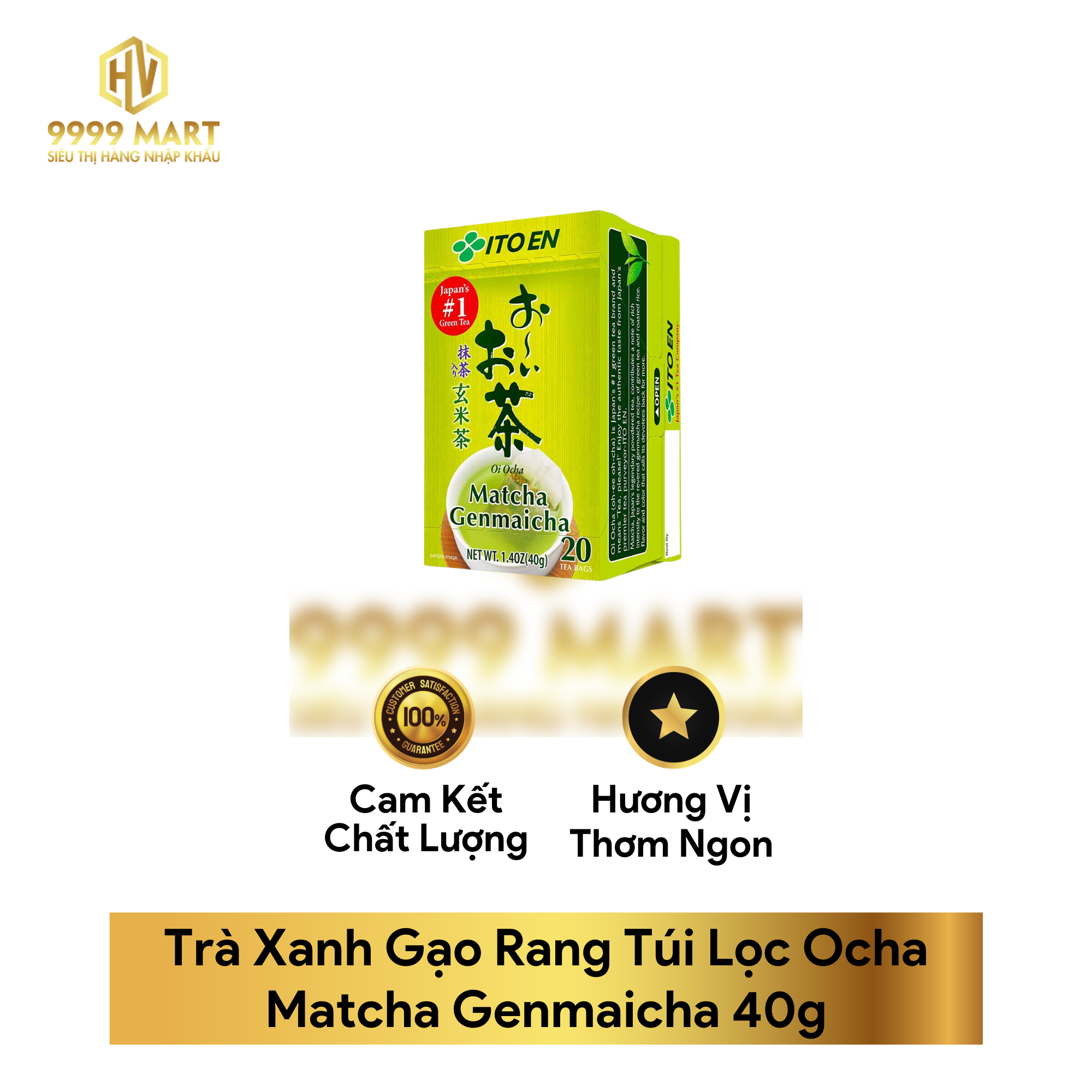 Trà Xanh Gạo Rang Túi Lọc Ocha Matcha Genmaicha 40g – Siêu Thị Hàng ...