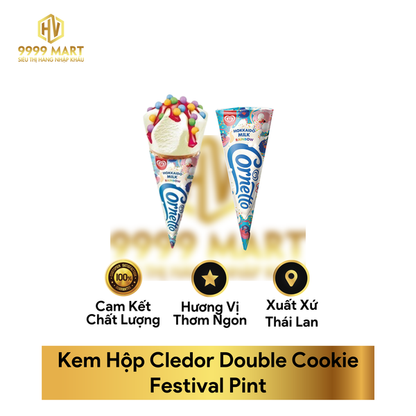 Kem Cornetto Hokkaido Milk Cầu Vồng Thái Lan – Siêu Thị Hàng Nhập Khẩu 9999