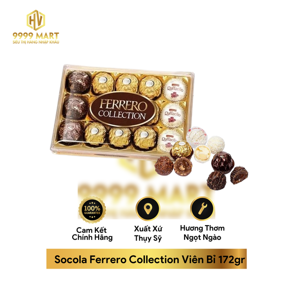 Socola Ferrero Collection Viên Bỉ 172gr – Siêu Thị Hàng Nhập Khẩu 9999