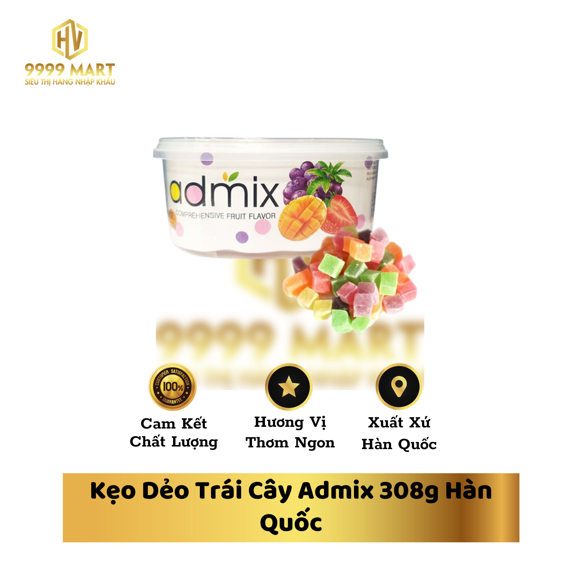 Kẹo Dẻo Trái Cây Admix 308g Hàn Quốc – Siêu Thị Hàng Nhập Khẩu 9999