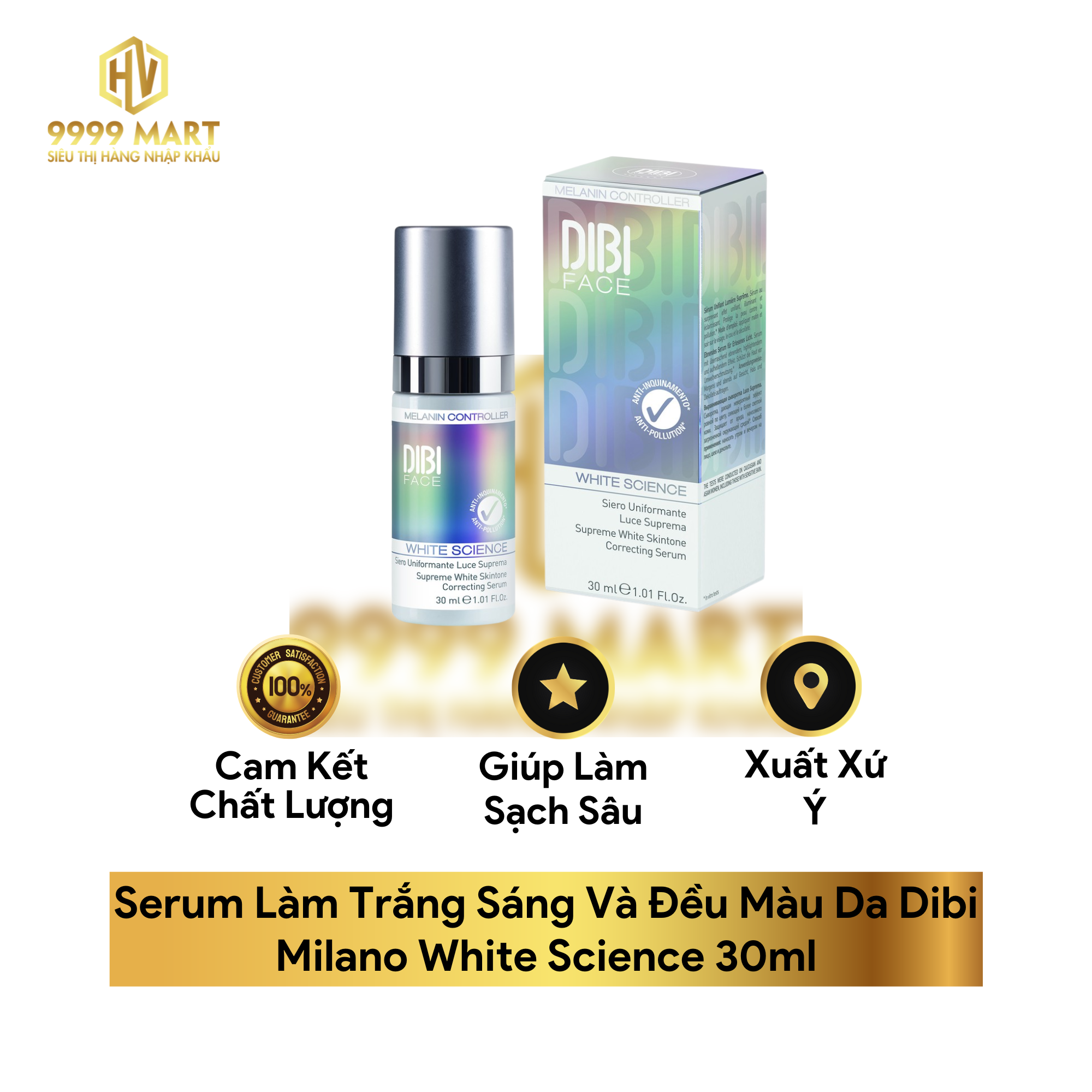 Serum Làm Trắng Sáng Và Đều Màu Da Dibi Milano White Science 30ml ...