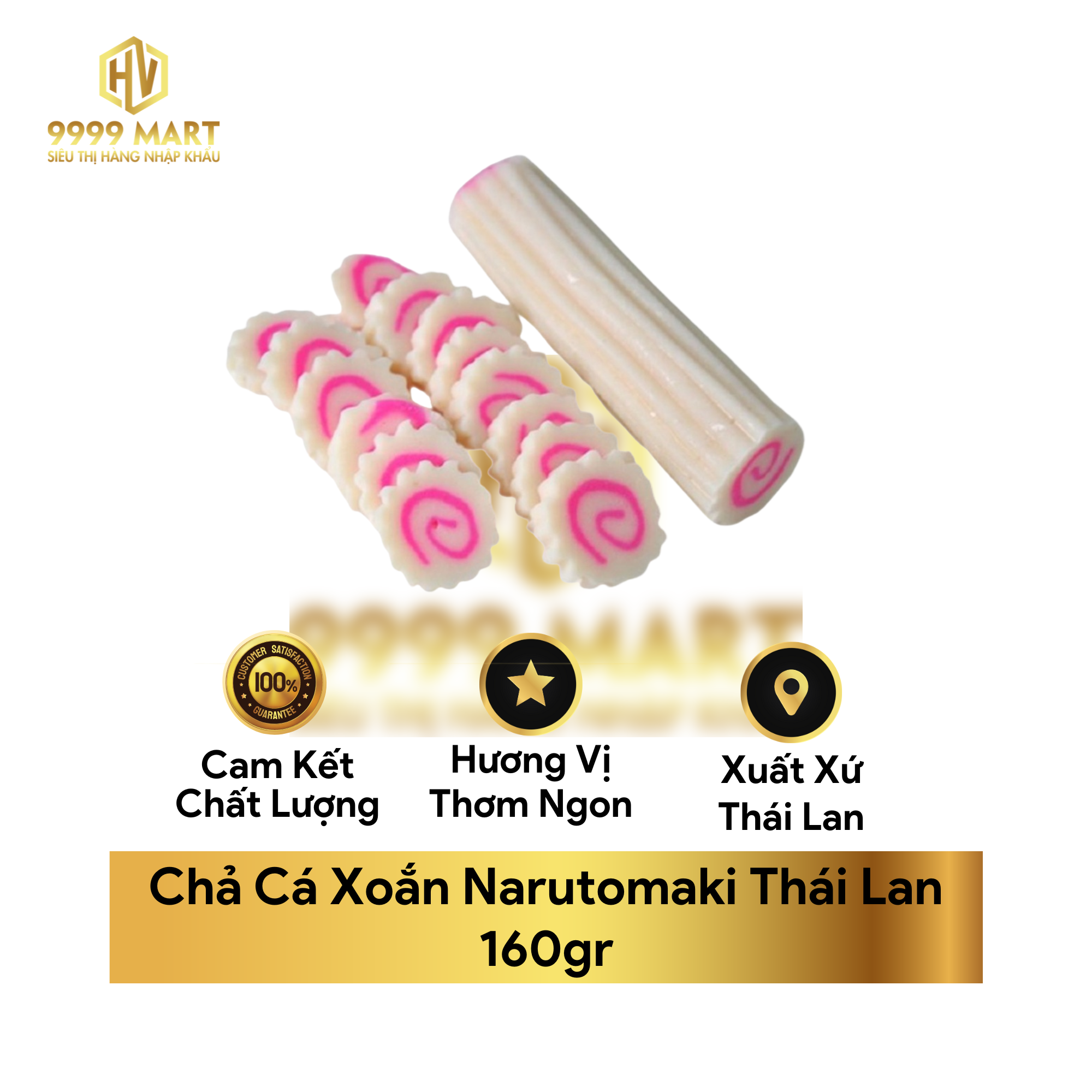 Chả Cá Xoắn Narutomaki Thái Lan 160gr – Siêu Thị Hàng Nhập Khẩu 9999