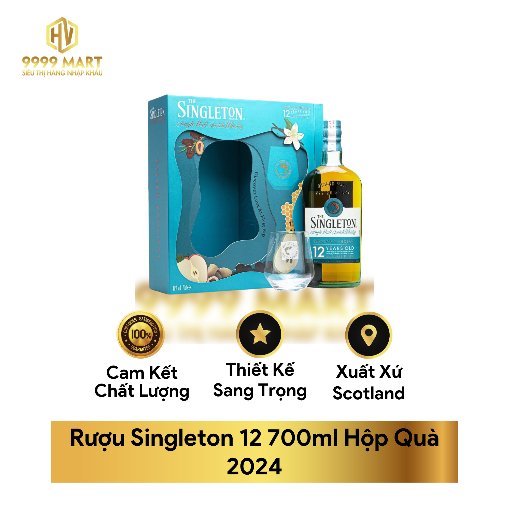 Rượu Singleton 12 700ml Hộp Quà 2024 – Siêu Thị Hàng Nhập Khẩu 9999
