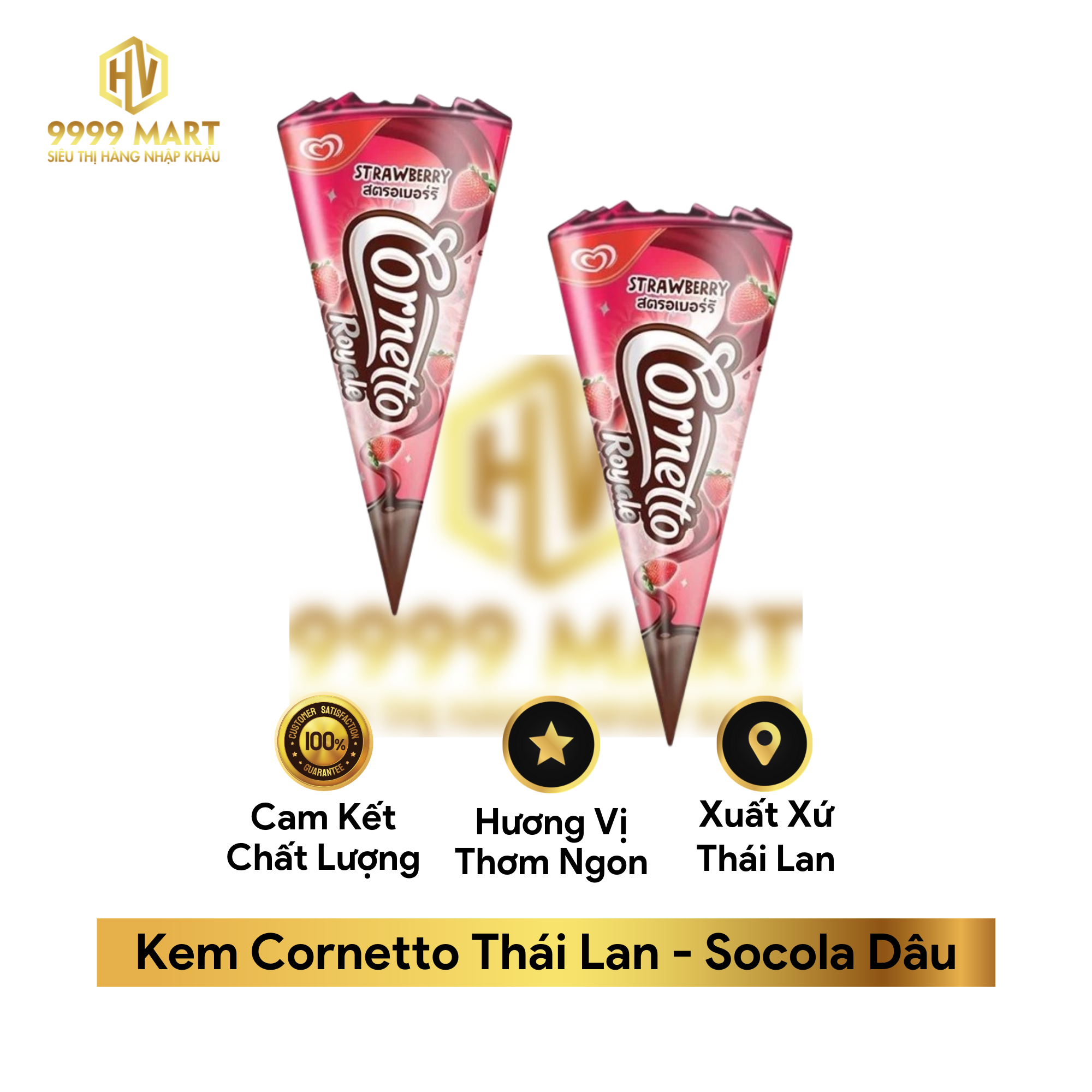 Kem Cornetto Thái Lan – Siêu Thị Hàng Nhập Khẩu 9999