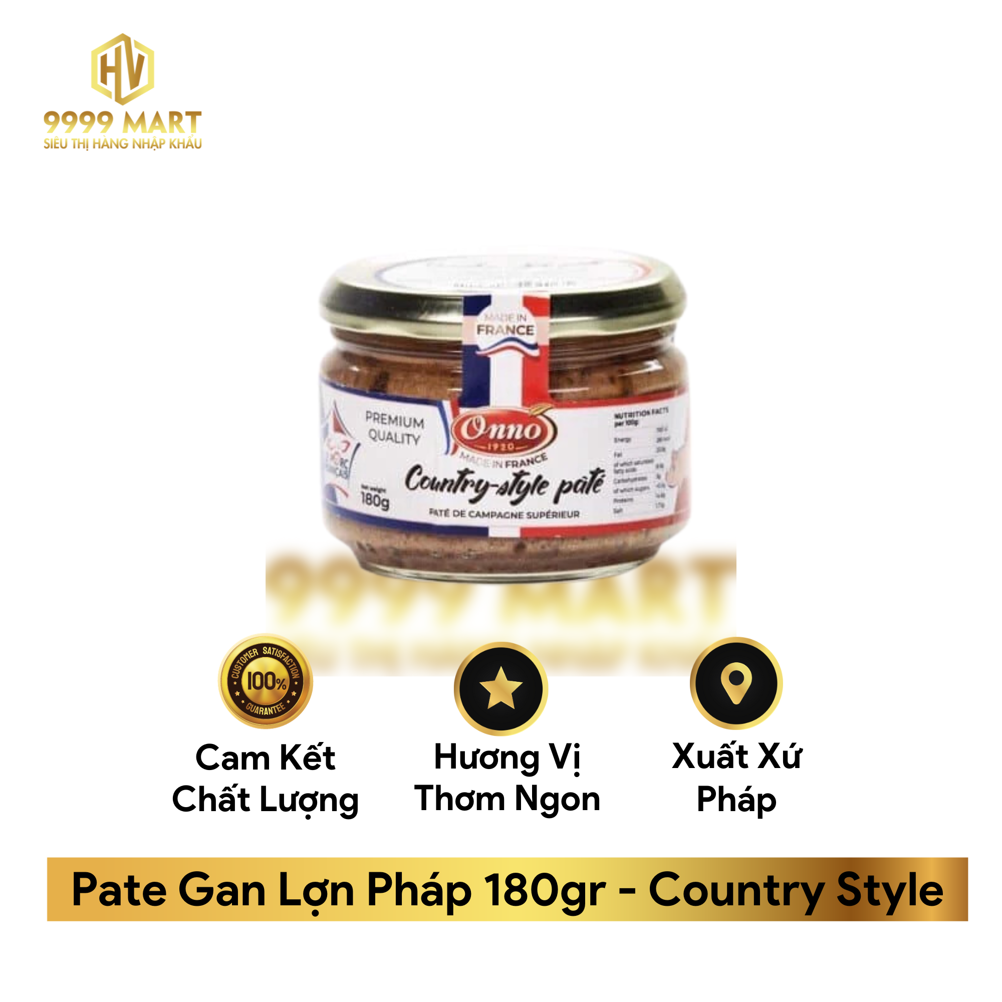 Pate Gan Lợn Pháp 180gr – Siêu Thị Hàng Nhập Khẩu 9999