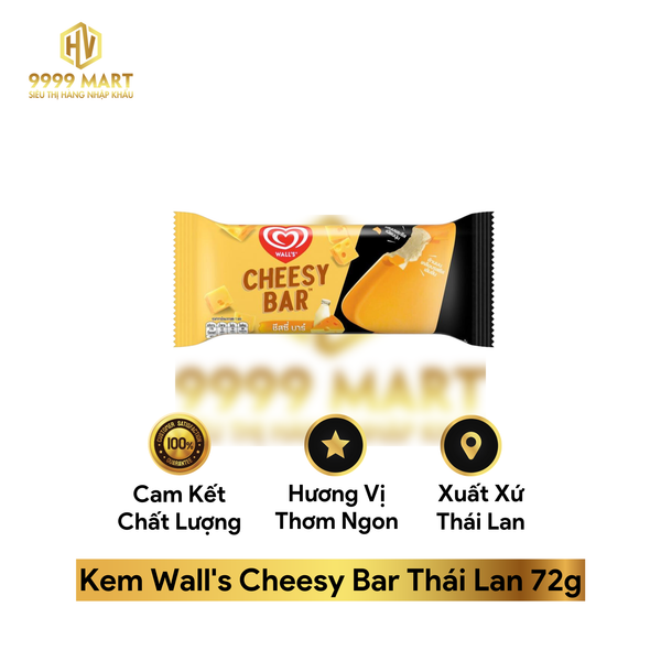Kem Wall's Cheesy Bar Thái Lan 72g – Siêu Thị Hàng Nhập Khẩu 9999