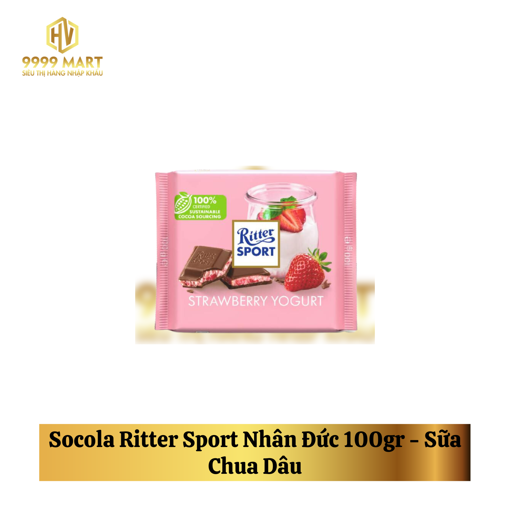Socola Ritter Sport Có Nhân Đức 100gr – Siêu Thị Hàng Nhập Khẩu 9999