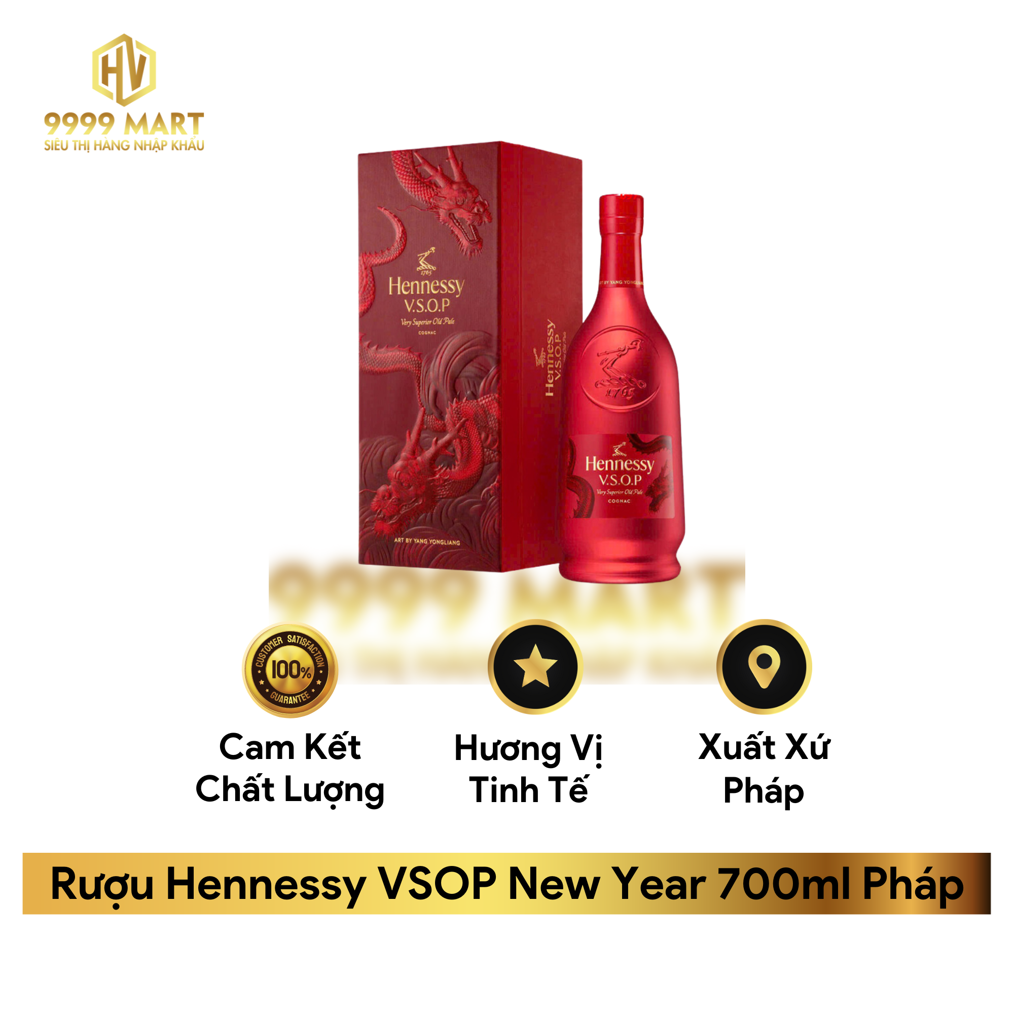 Rượu Hennessy Vsop New Year 700ml Pháp – Siêu Thị Hàng Nhập Khẩu 9999