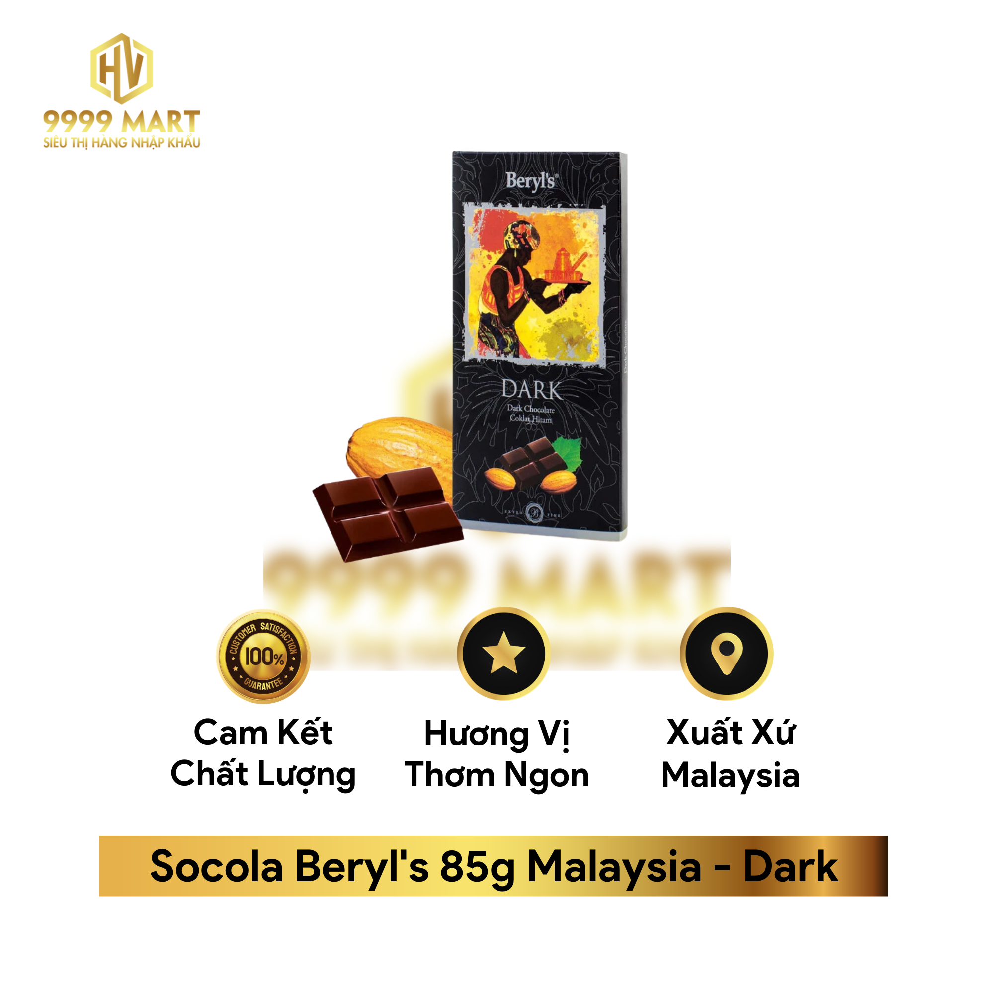 Socola Beryl's 85g Malaysia – Siêu Thị Hàng Nhập Khẩu 9999