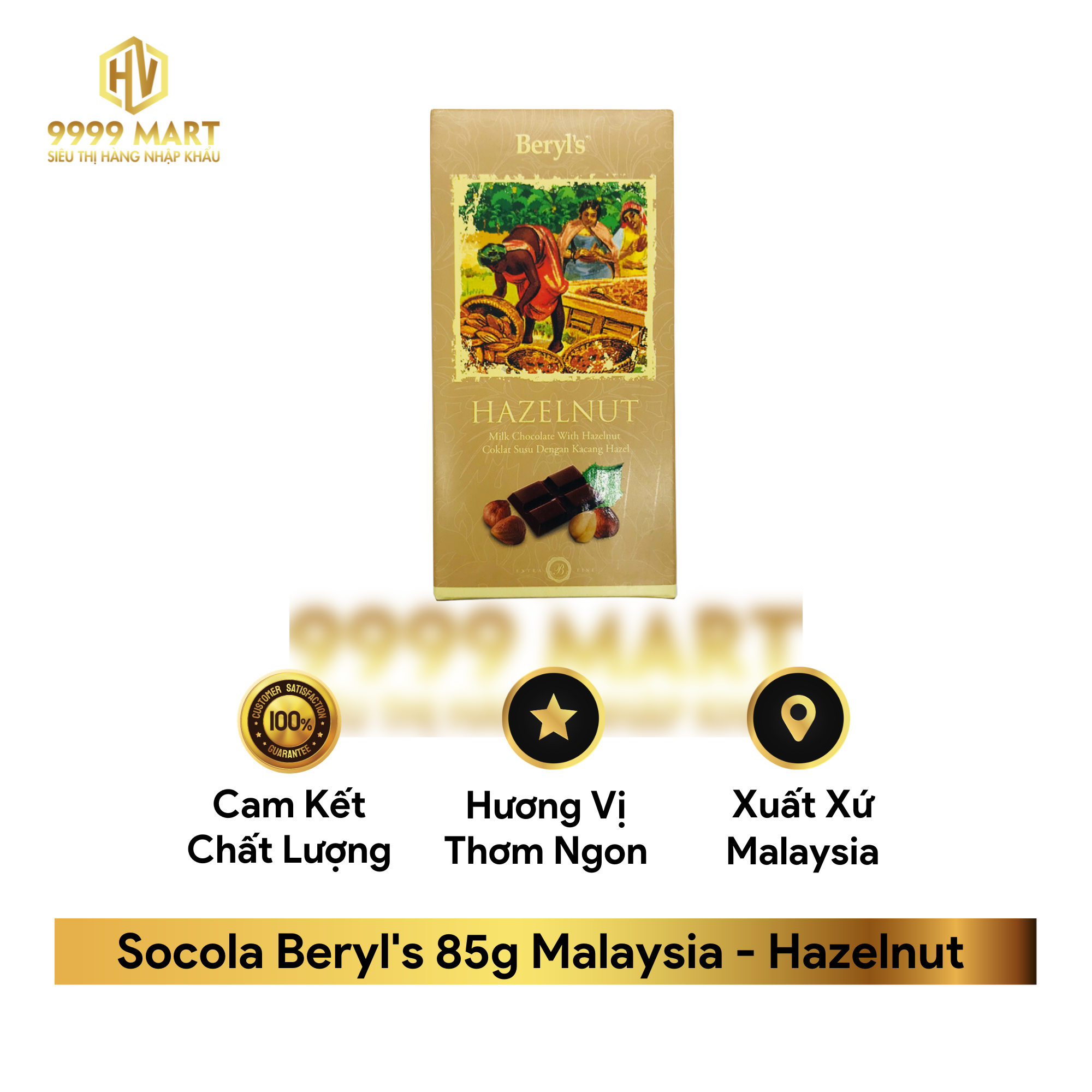 Socola Beryl's 85g Malaysia – Siêu Thị Hàng Nhập Khẩu 9999