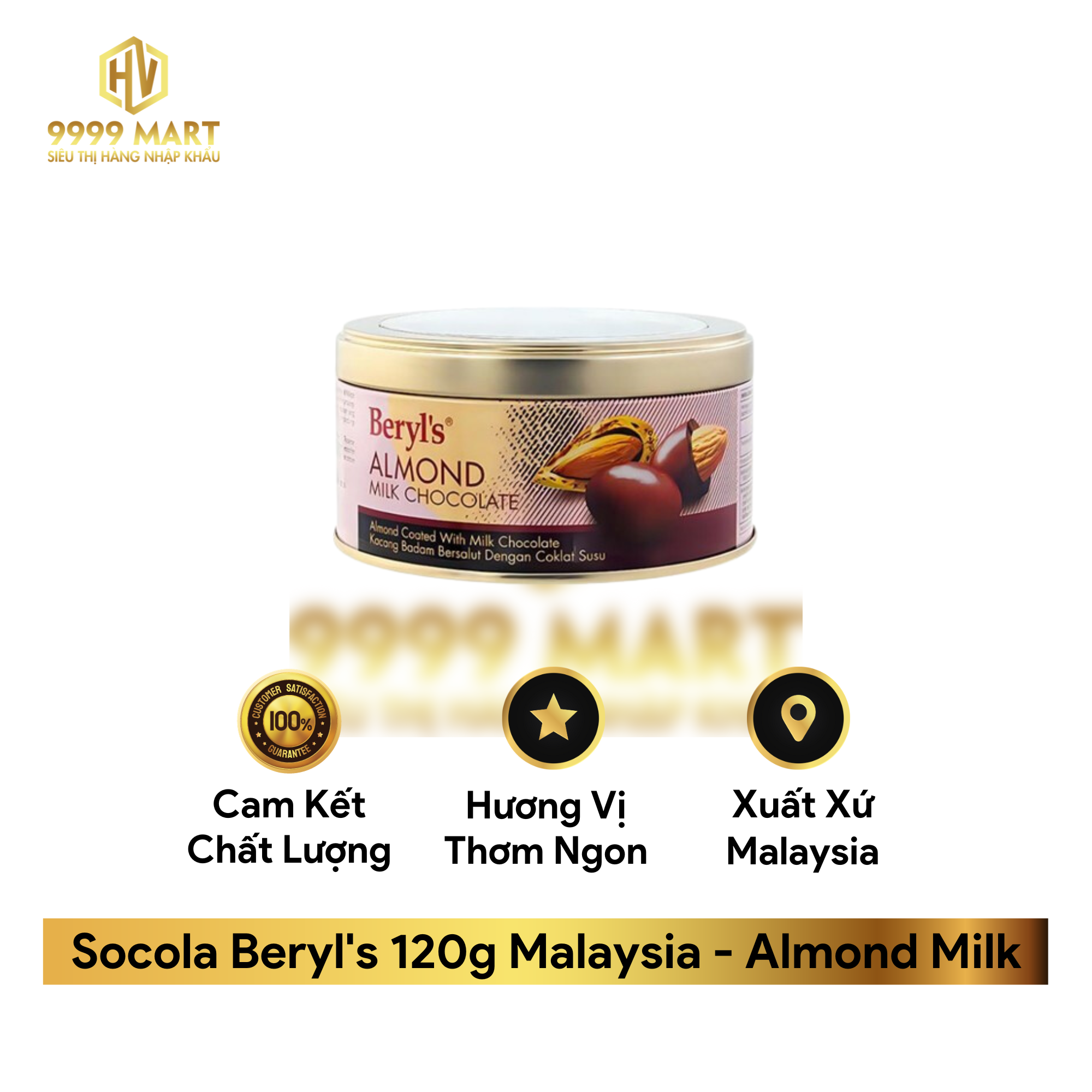 Socola Beryl's 120g Malaysia – Siêu Thị Hàng Nhập Khẩu 9999