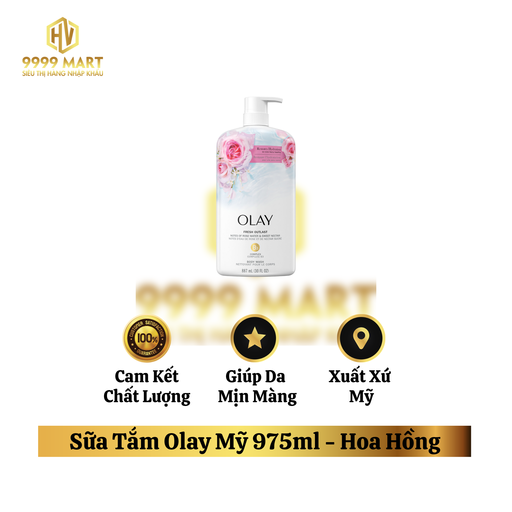 Sữa Tắm Olay Mỹ 975ml – Siêu Thị Hàng Nhập Khẩu 9999